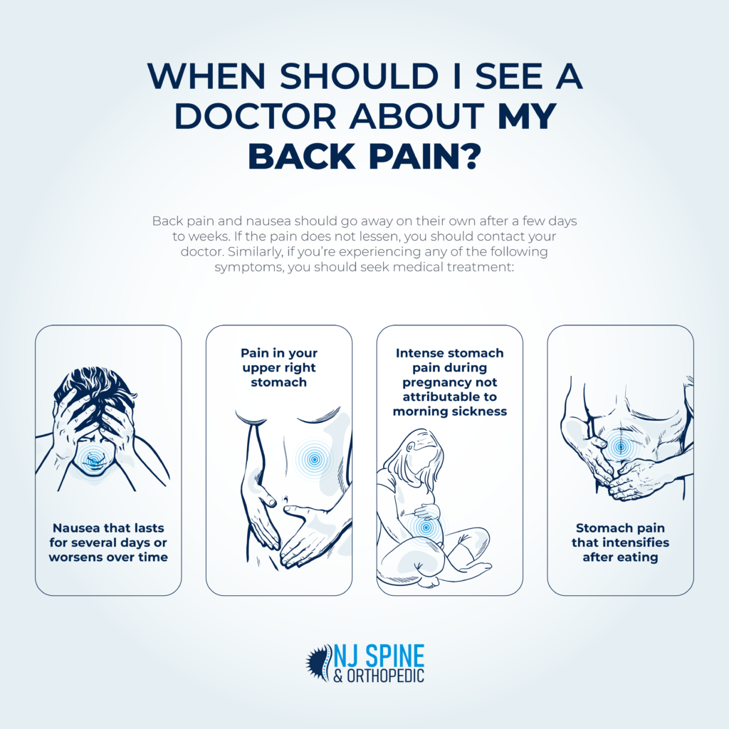 Is There a Connection Between Back Pain and Nausea? | NJ Spine & Orthopedic